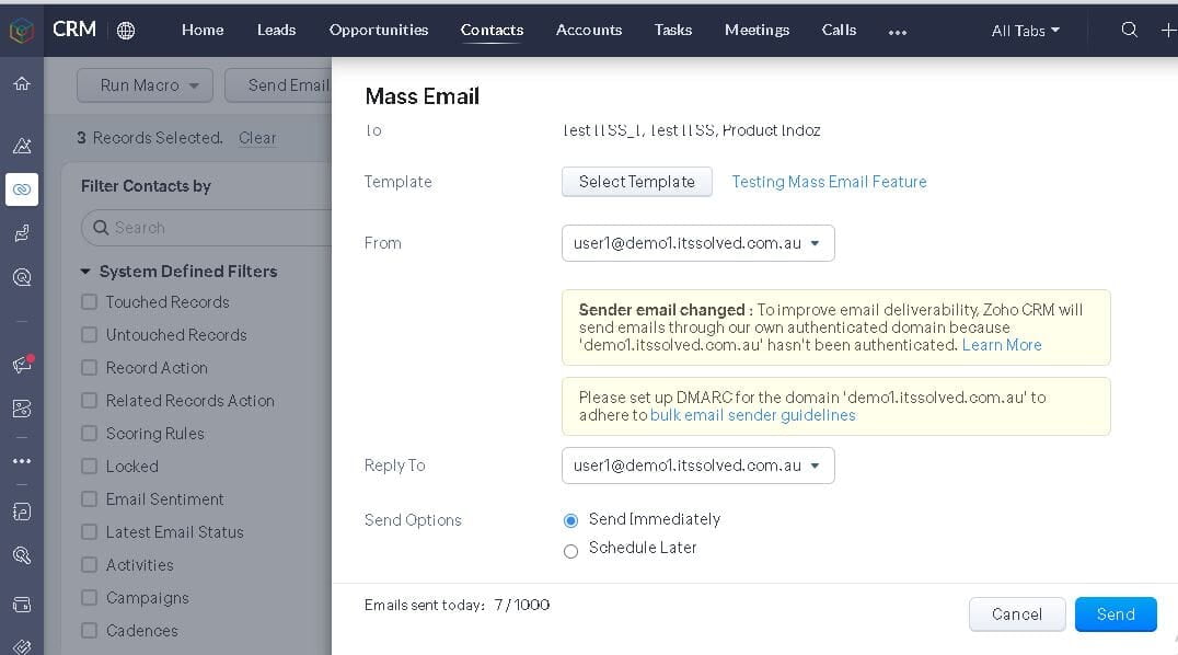 Mastering Mass Emailing in Zoho CRM: A Comprehensive Guide | IT Solutions Solved